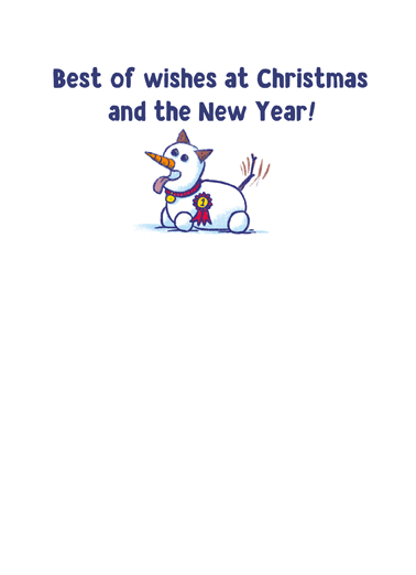 Funny Christmas Card - "Best in Snow" from CardFool.com