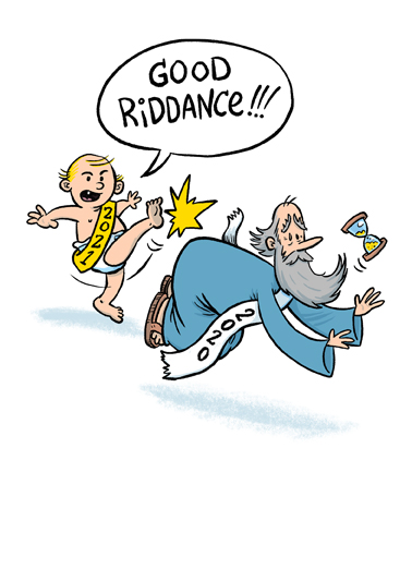 Funny New Year's Card - "Good Riddance 2020" from CardFool.com